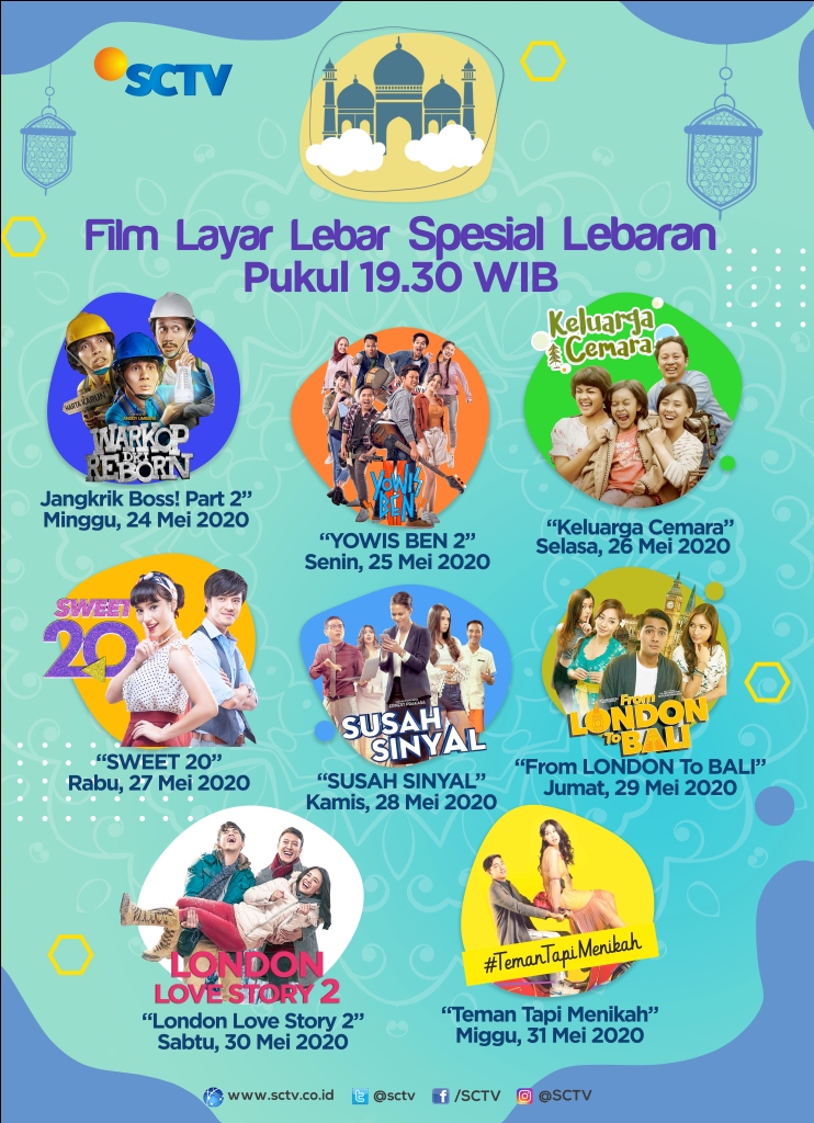 Broadcastmagz – Film Layar Lebar Spesial Lebaran SCTV