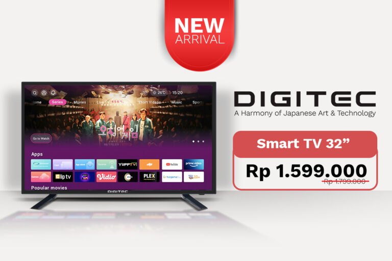 Broadcastmagz – DIGITEC Luncurkan Smart TV Canggih dengan Harga Terjangkau